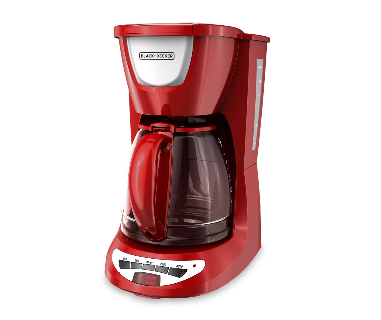 BLACK+DECKER DCM100R 12-Cup Programmable Coffee Maker, Red 50875817623 ...